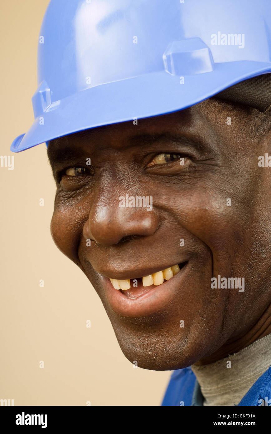 Construction Worker Portrait Stock Photo - Alamy