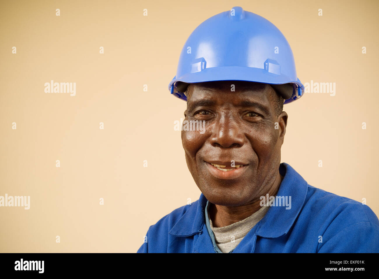 Construction Worker Portrait Stock Photo - Alamy