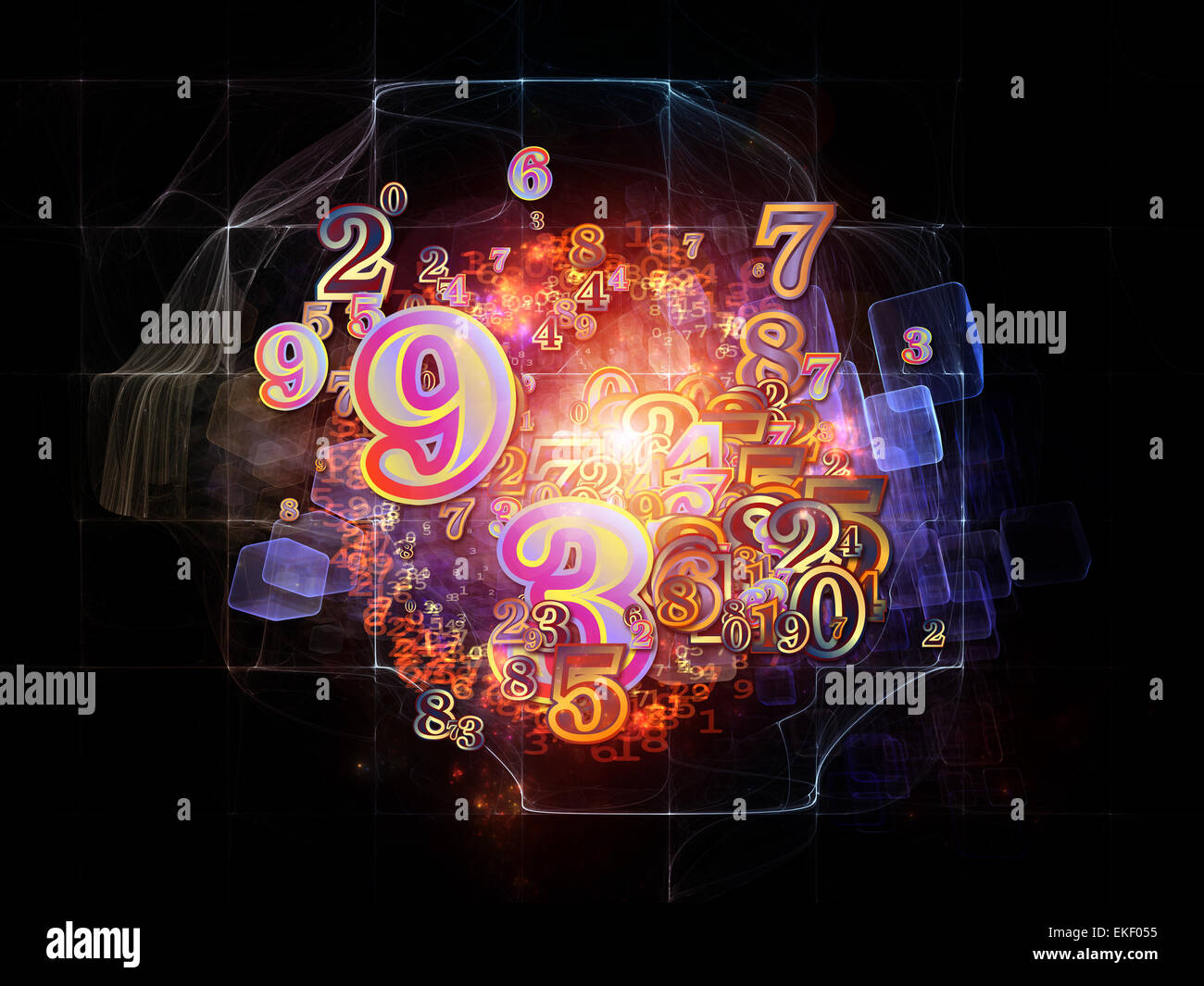 Way of Numbers Stock Photo - Alamy