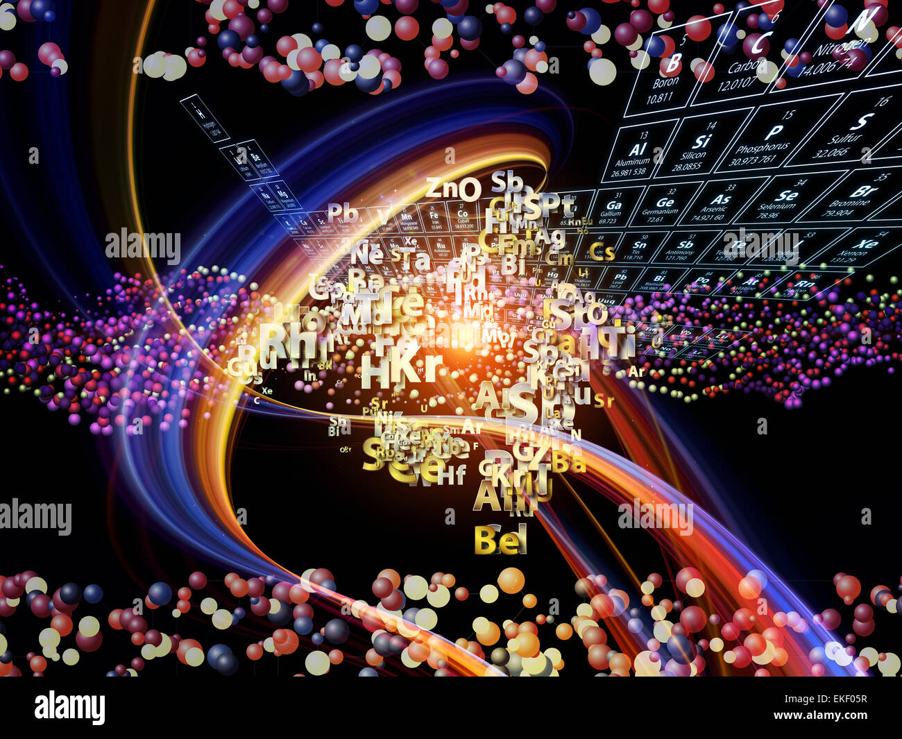 Chemical Elements Background Stock Photo - Alamy