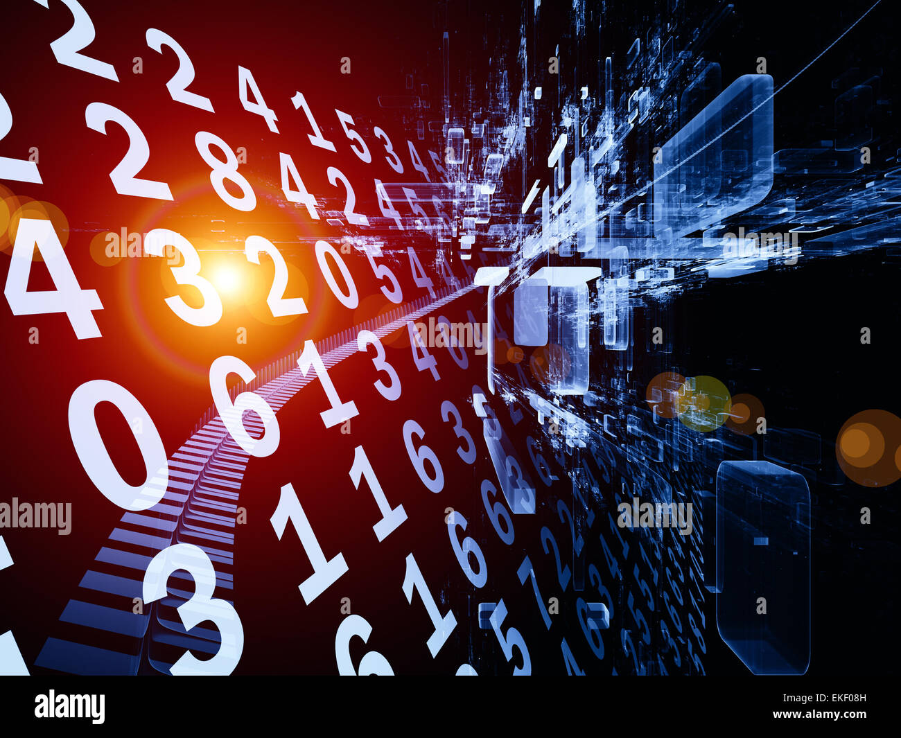 Way of Information Stream Stock Photo - Alamy