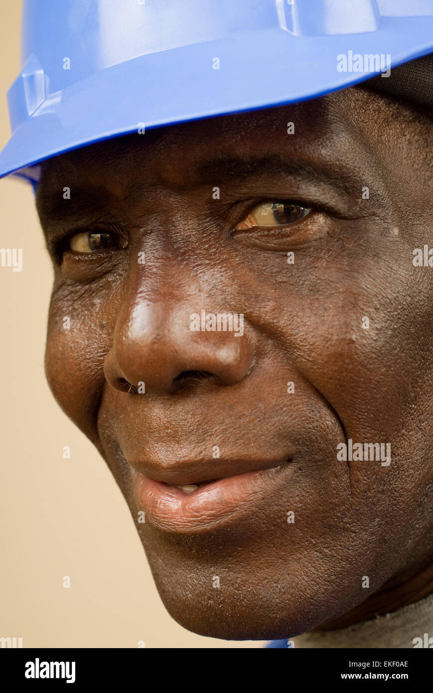 Construction Worker Portrait Stock Photo - Alamy