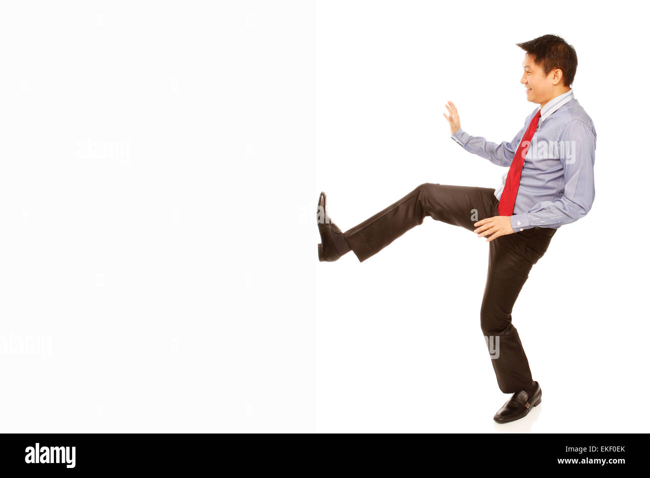 Kick kicking Cut Out Stock Images & Pictures - Alamy