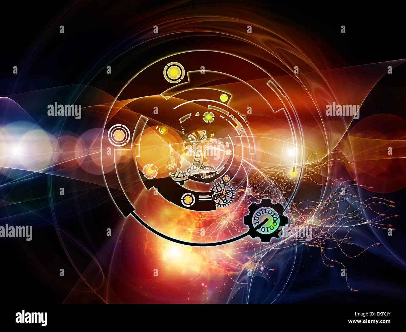 Digital Processing Arrangement Stock Photo - Alamy