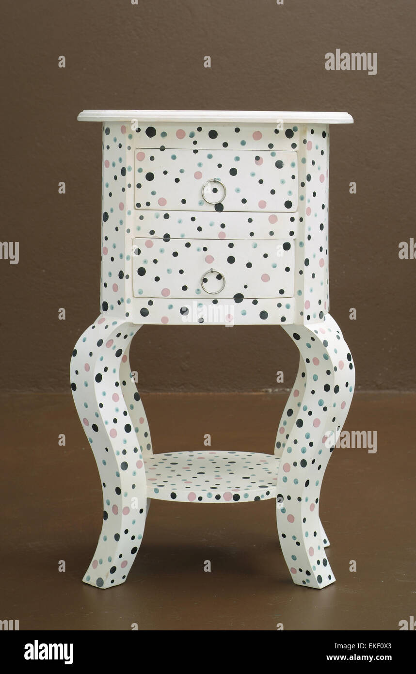 Classic bedside table Stock Photo - Alamy