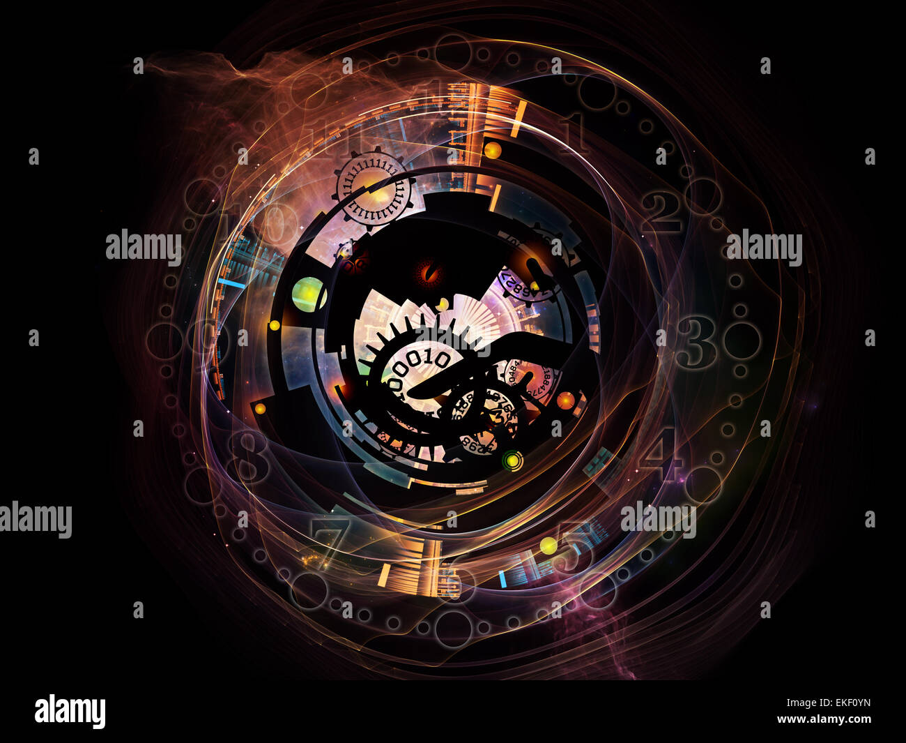 Clockwork mechanism space hi-res stock photography and images - Alamy