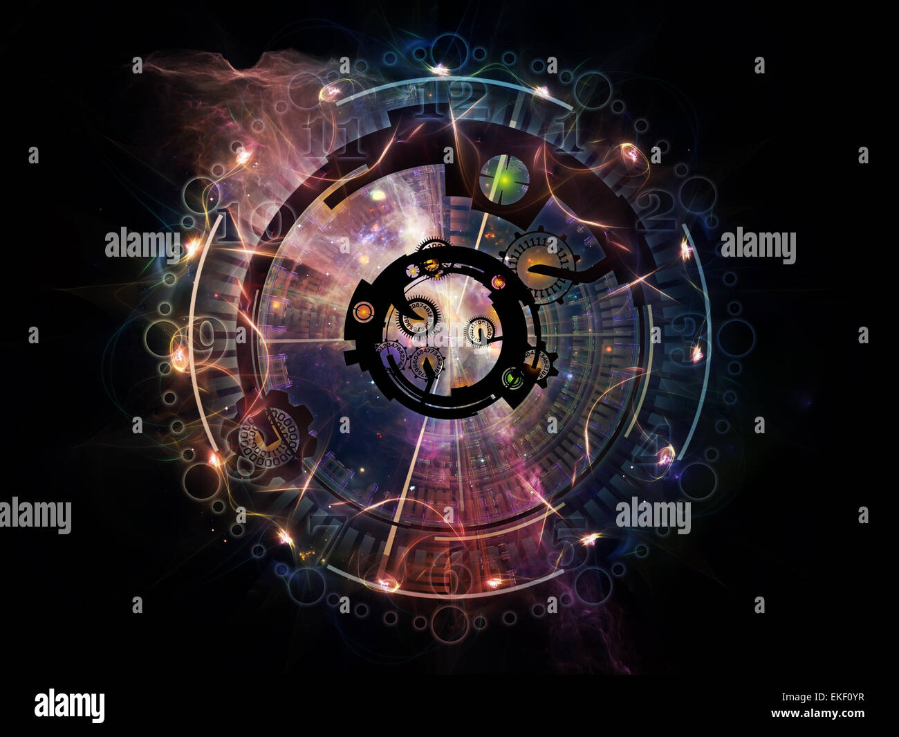 Clockwork mechanism space hi-res stock photography and images - Alamy