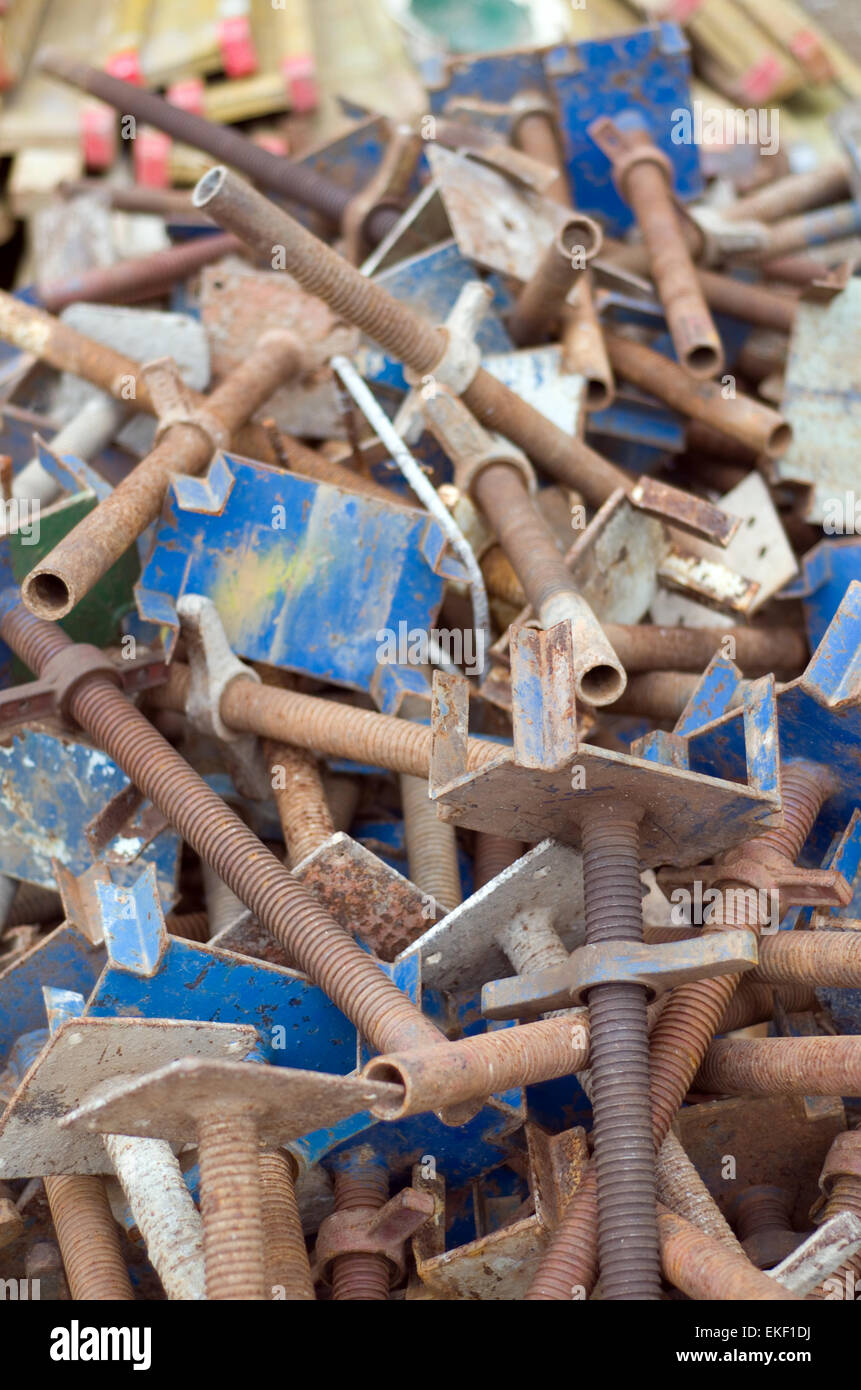 Pile of scaffold Stock Photo - Alamy