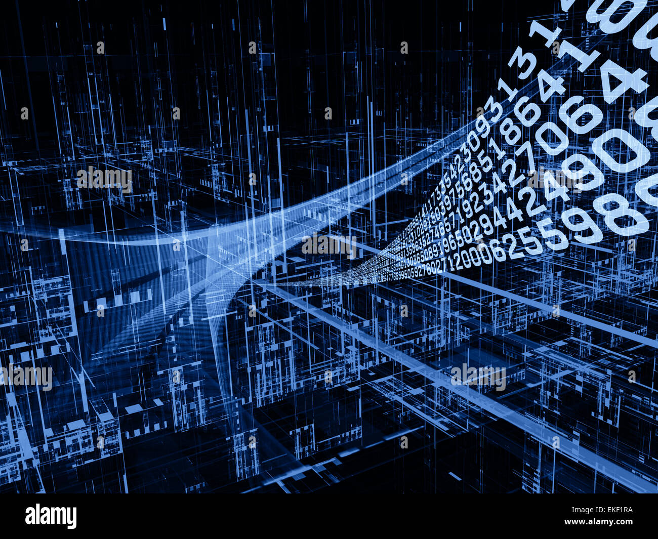 Digital stream pattern hi-res stock photography and images - Alamy
