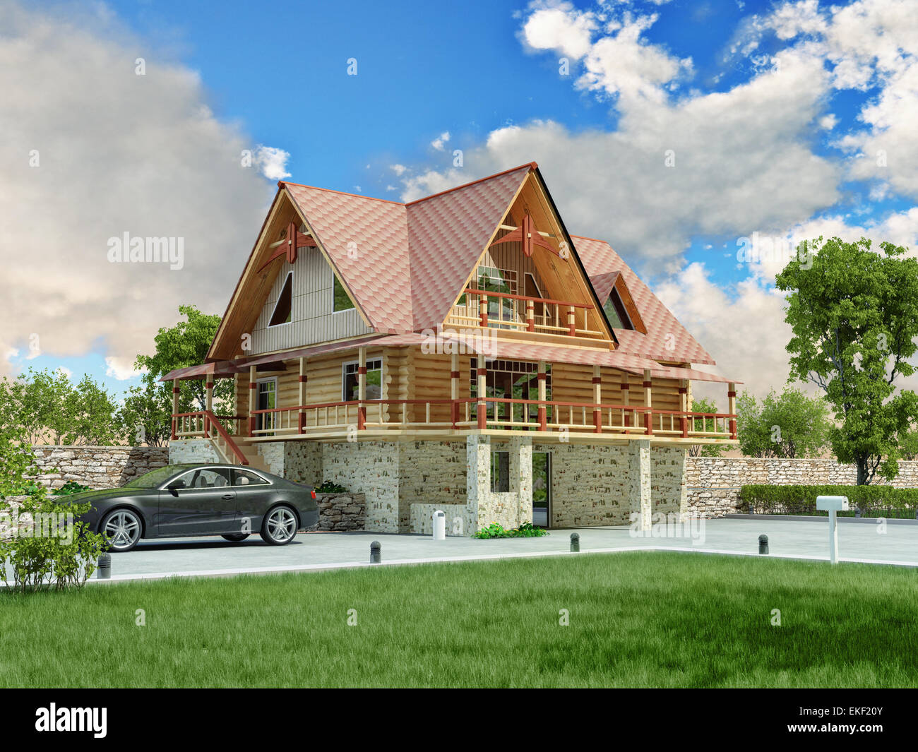 Home 3d hi-res stock photography and images - Alamy