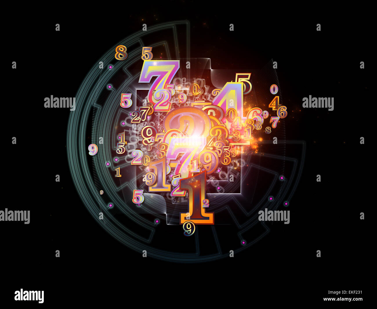 Visual numbers hi-res stock photography and images - Alamy