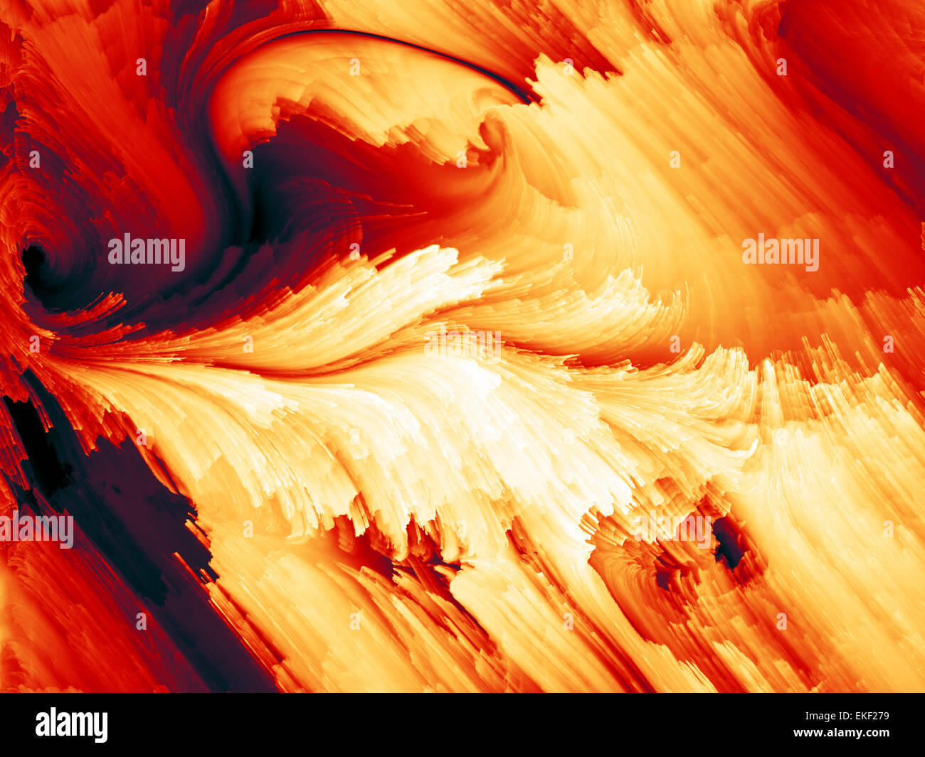 Digital Paint Arrangement Stock Photo - Alamy