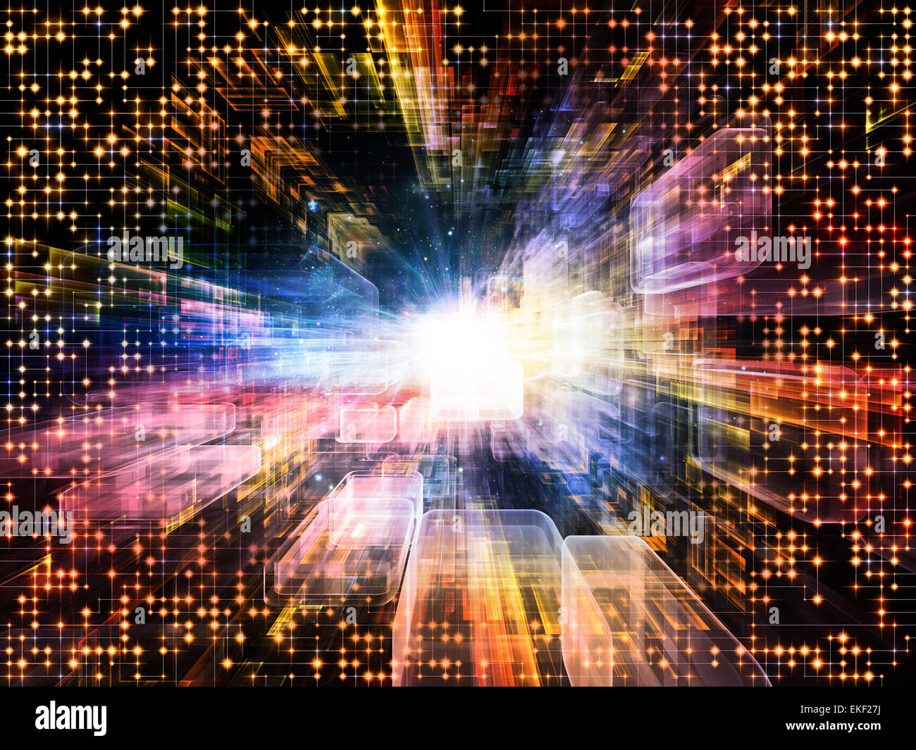 Virtual Space Backdrop Stock Photo - Alamy