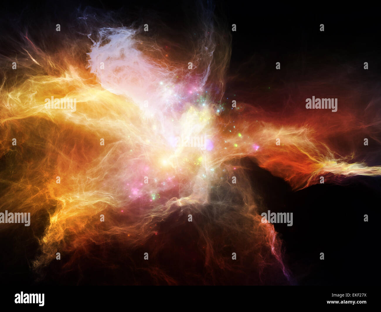Lights of Nebulae Stock Photo - Alamy