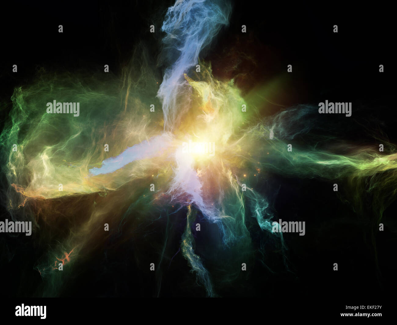 Lights of Nebulae Stock Photo - Alamy