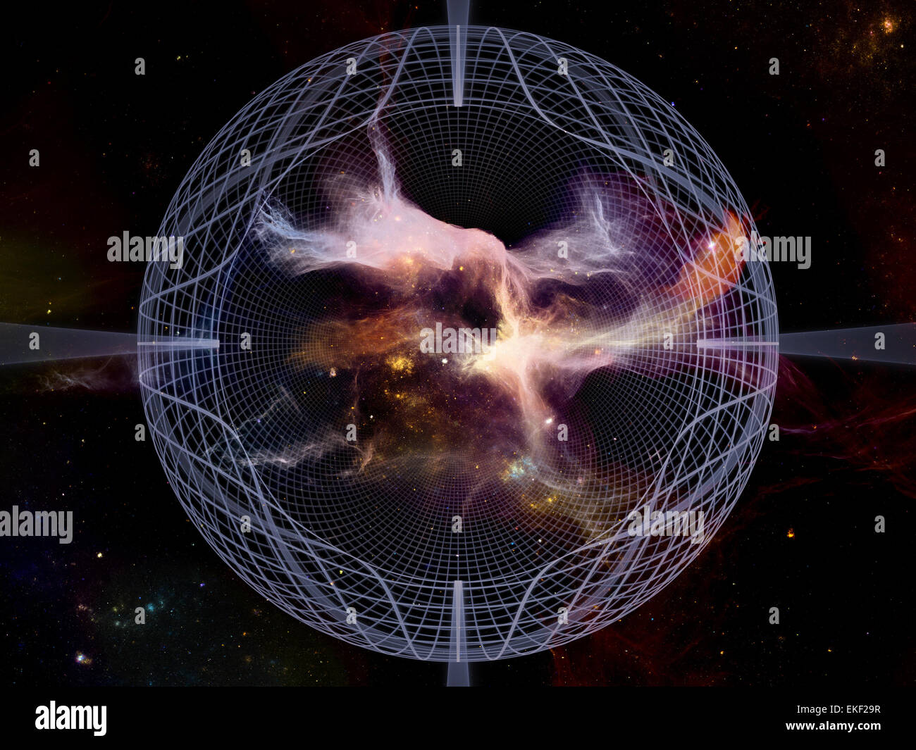 Visualization of Cosmos Stock Photo - Alamy