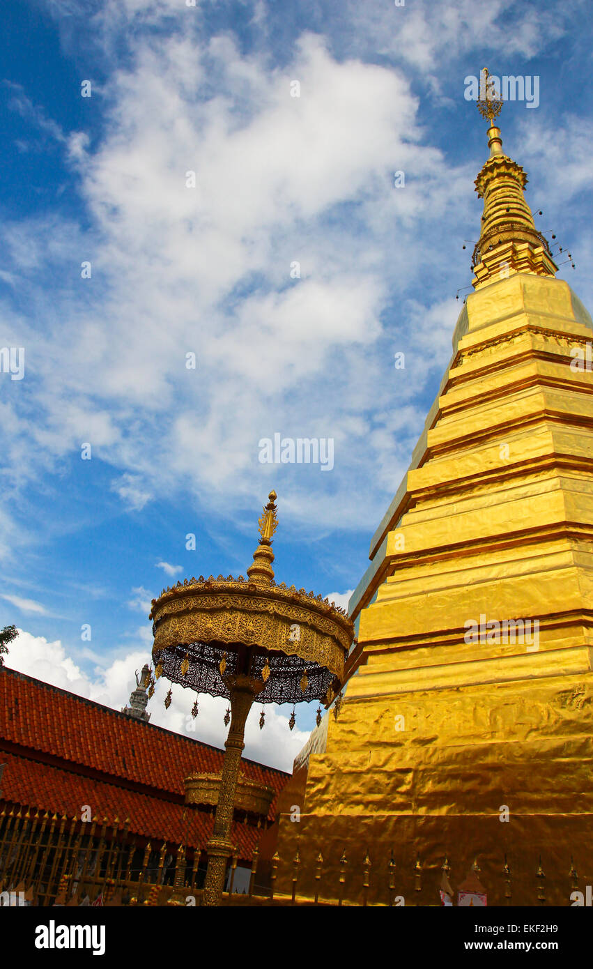 Wat Phra That Chor Hae, temple in Phrae, Thailand Stock Photo - Alamy