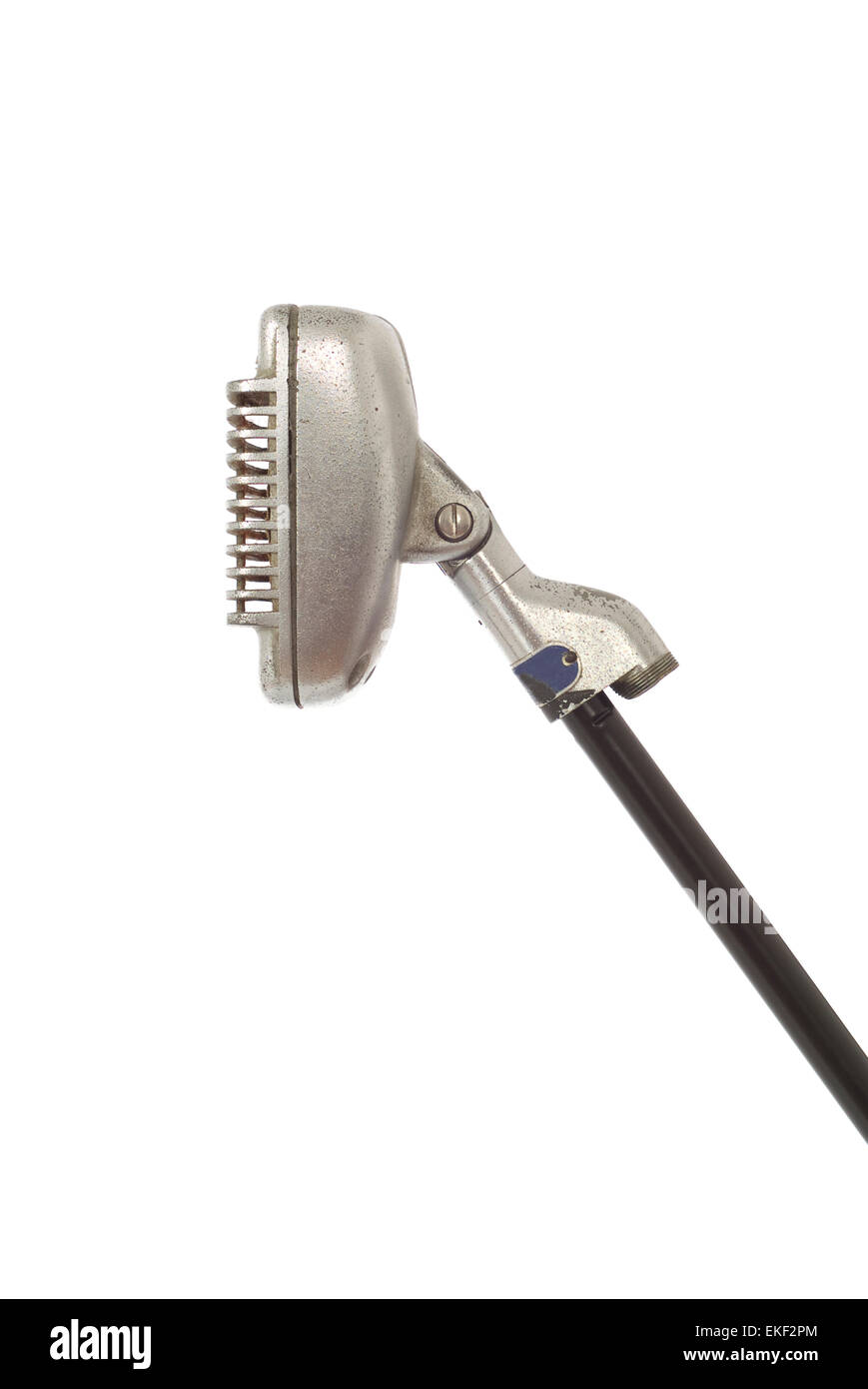 Vintage microphone stand Cut Out Stock Images & Pictures - Alamy