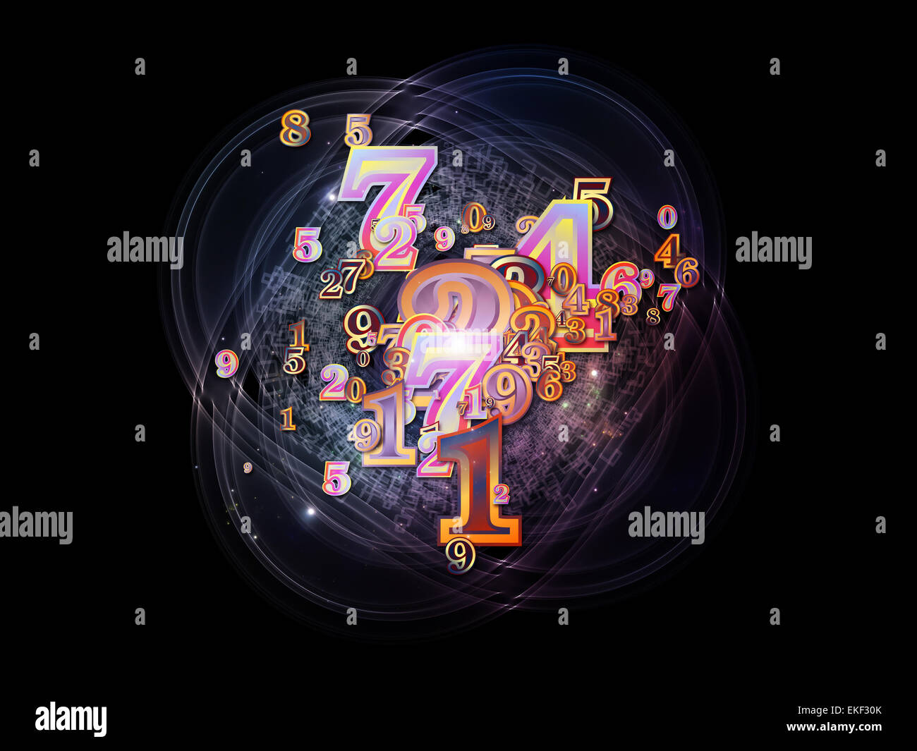 Numbers visualization hi-res stock photography and images - Alamy