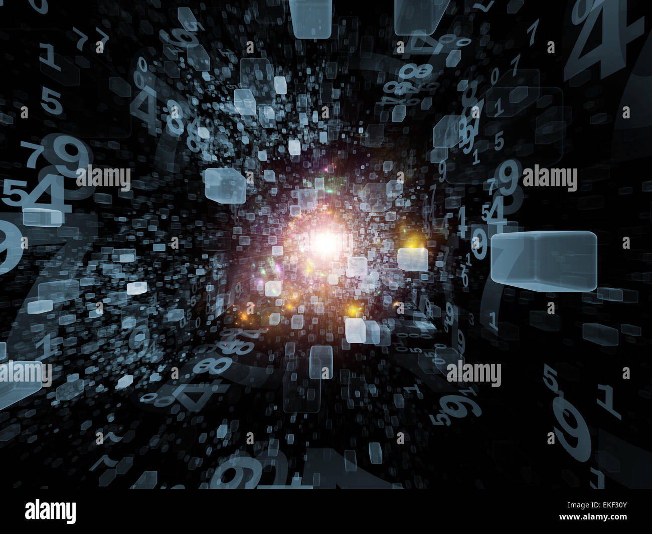 Reality of Virtual Space Stock Photo - Alamy
