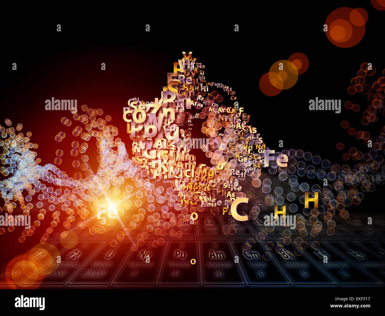 Chemical Elements Backdrop Stock Photo - Alamy