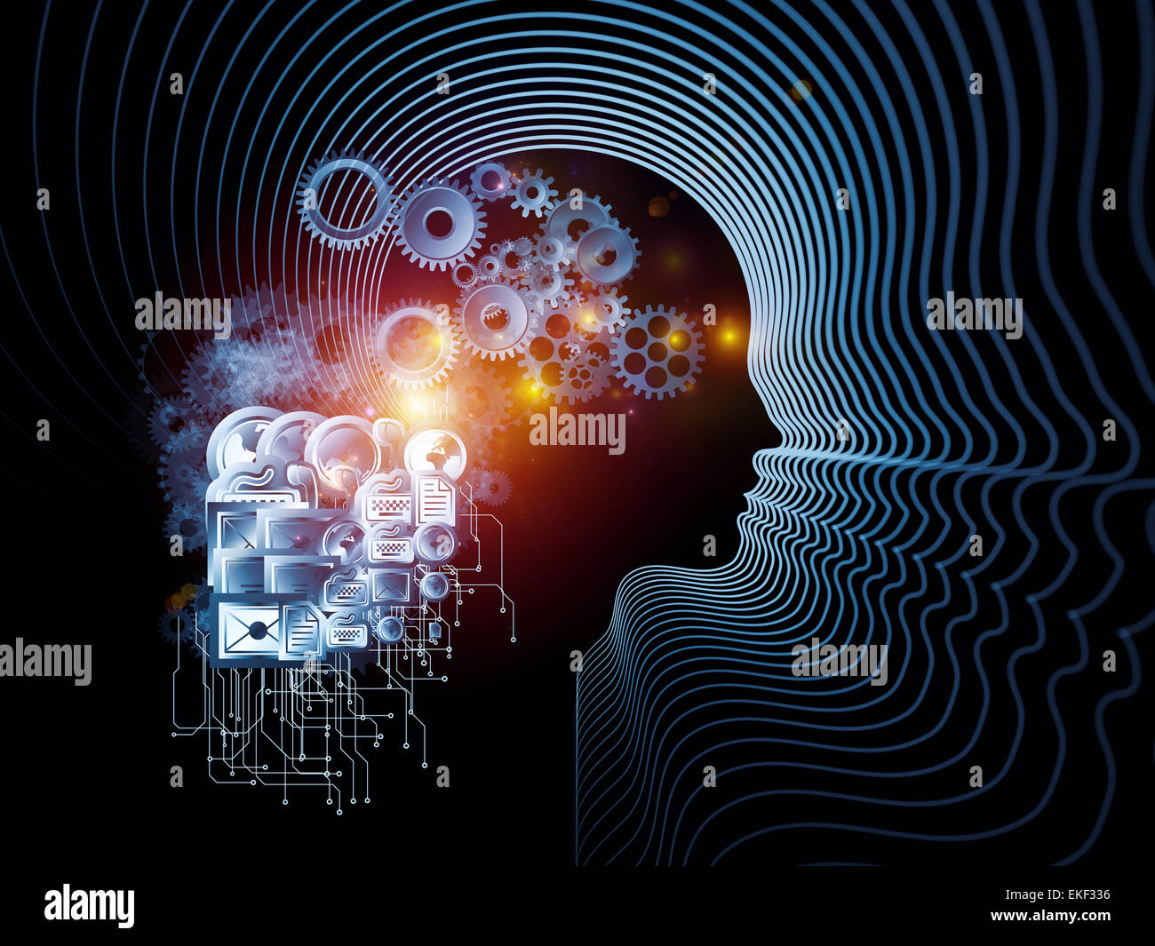 Information processing hi-res stock photography and images - Alamy
