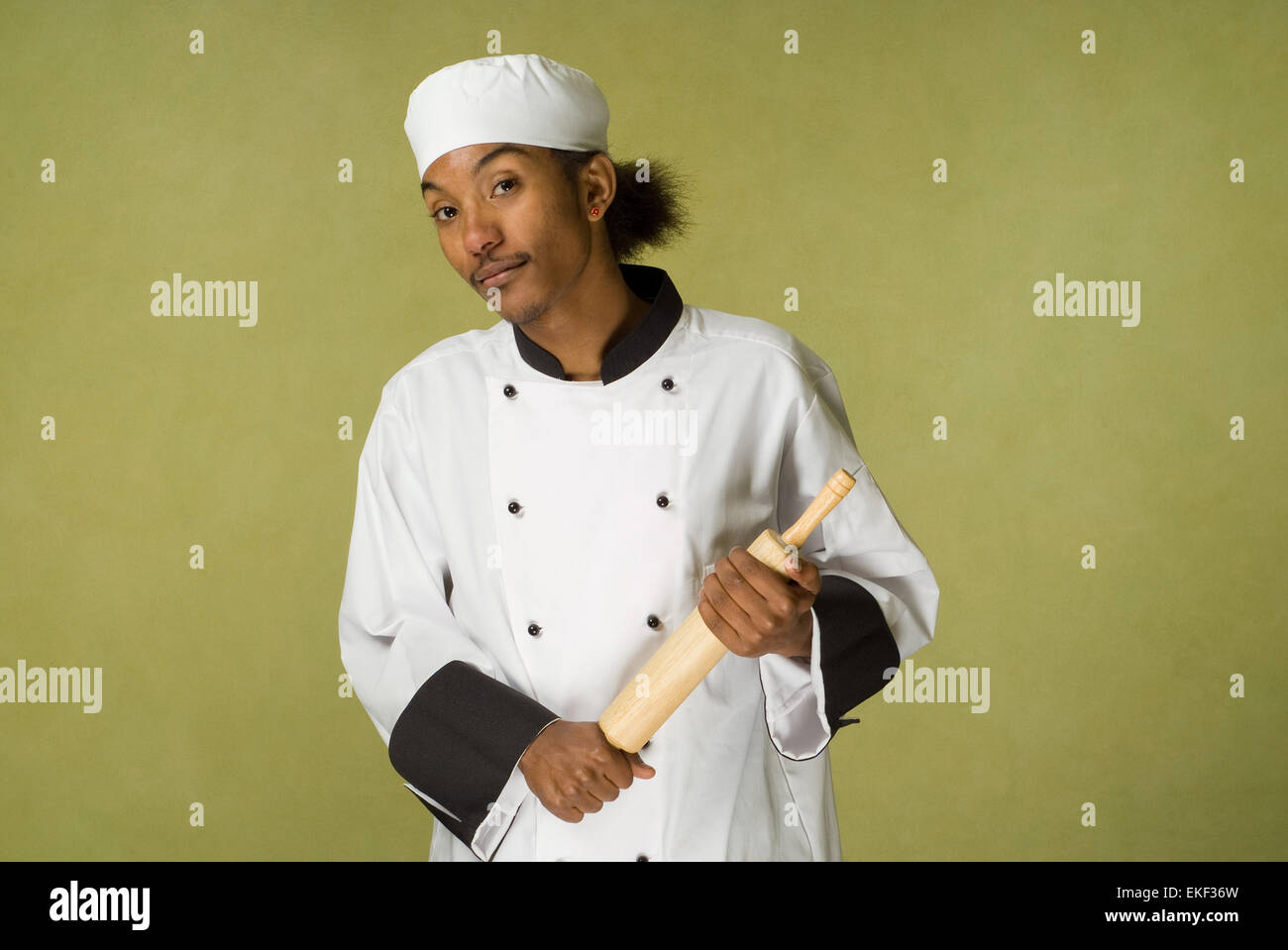 African american man cook hat hi-res stock photography and images - Alamy