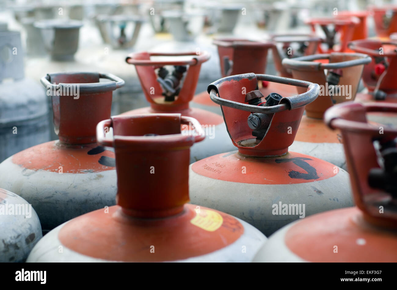 Lpg cylinder storage in hi-res stock photography and images - Alamy