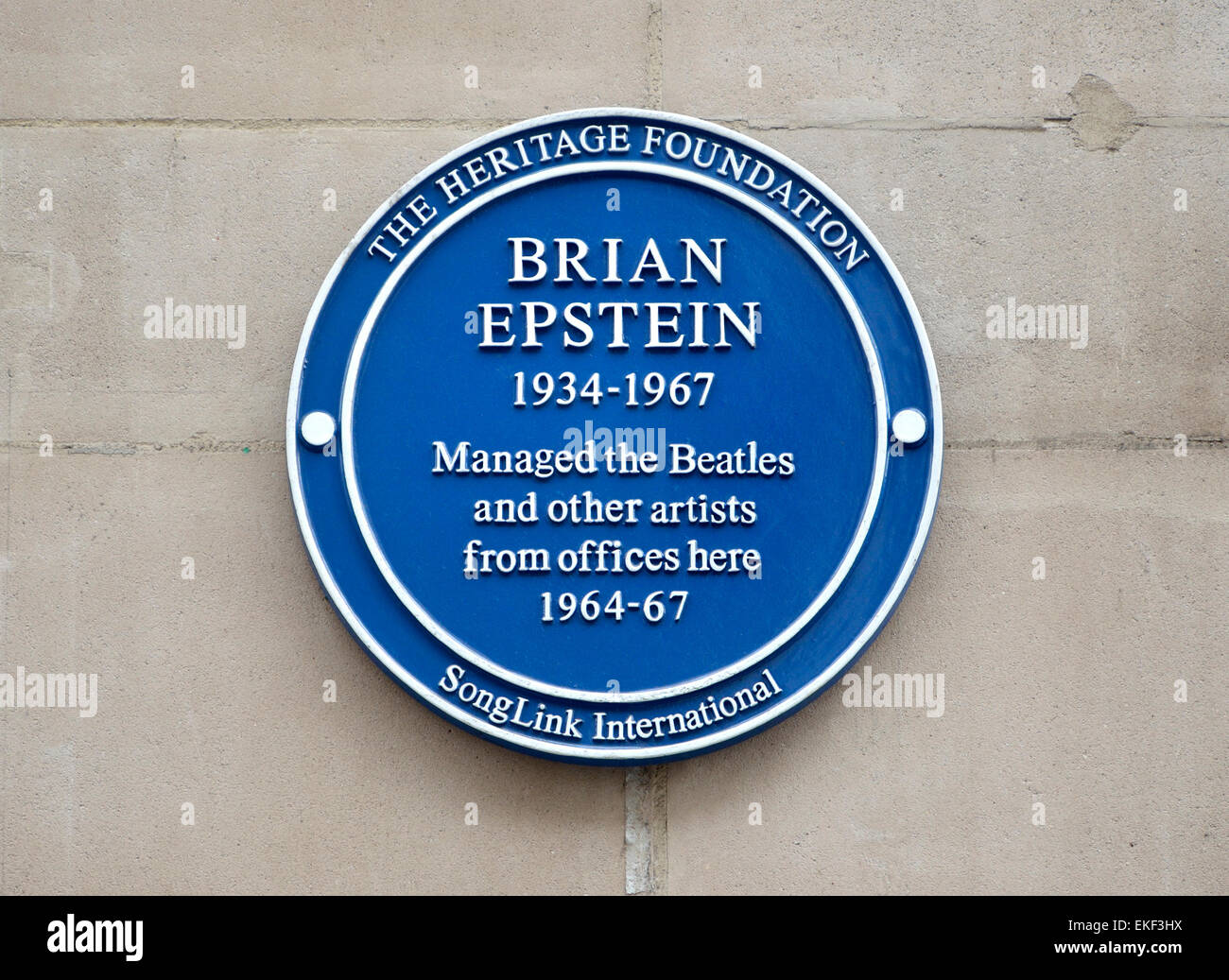 Beatles brian epstein house hi-res stock photography and images - Alamy