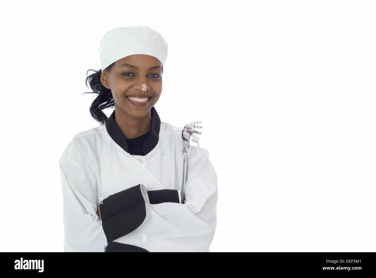 Chef and spoon Stock Photo - Alamy