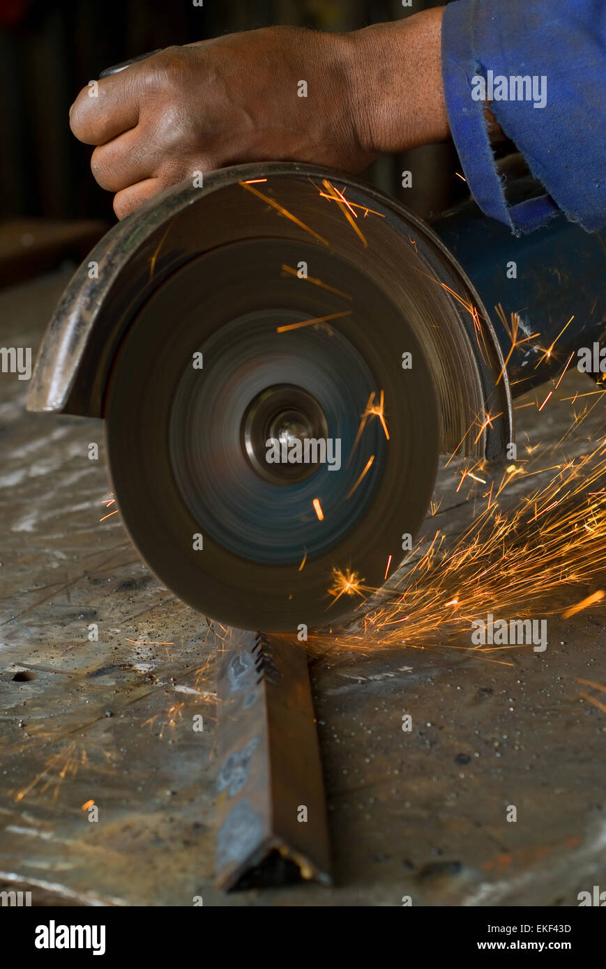 African american angle grinder hi-res stock photography and images - Alamy