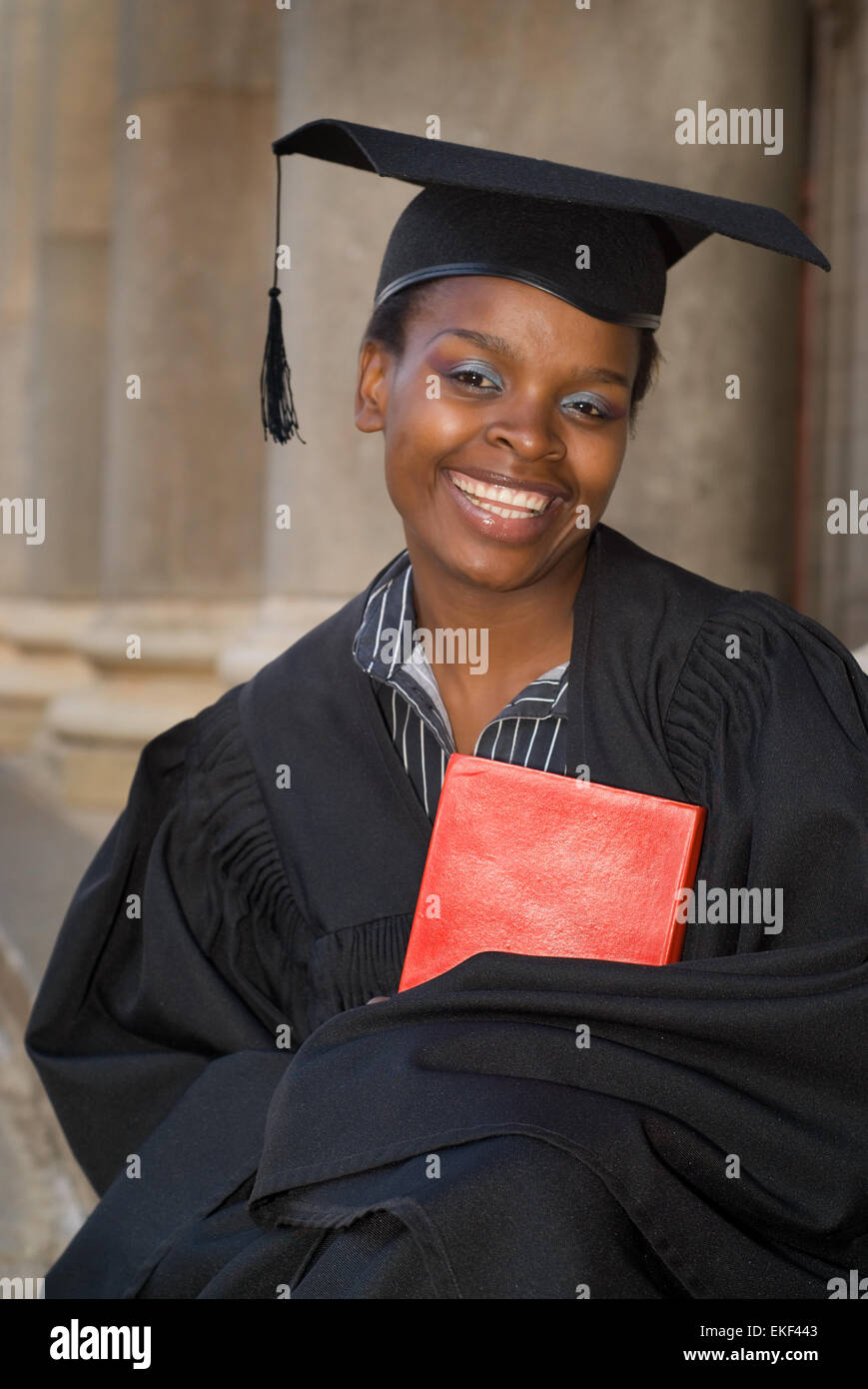Graduating college student Stock Photo - Alamy