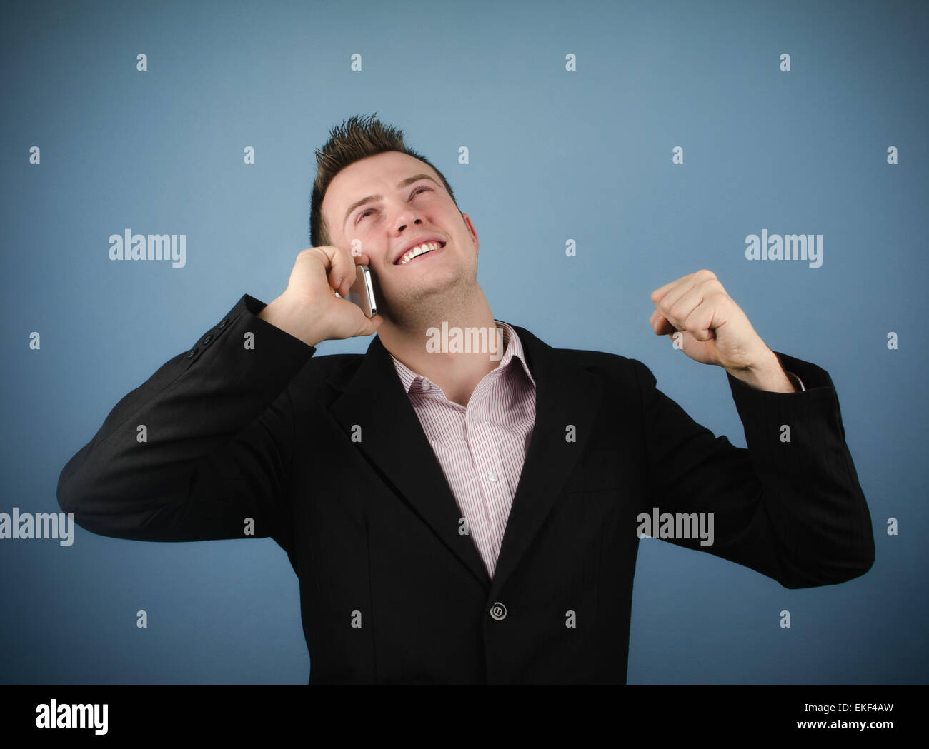 Smilling for winning success hi-res stock photography and images - Alamy