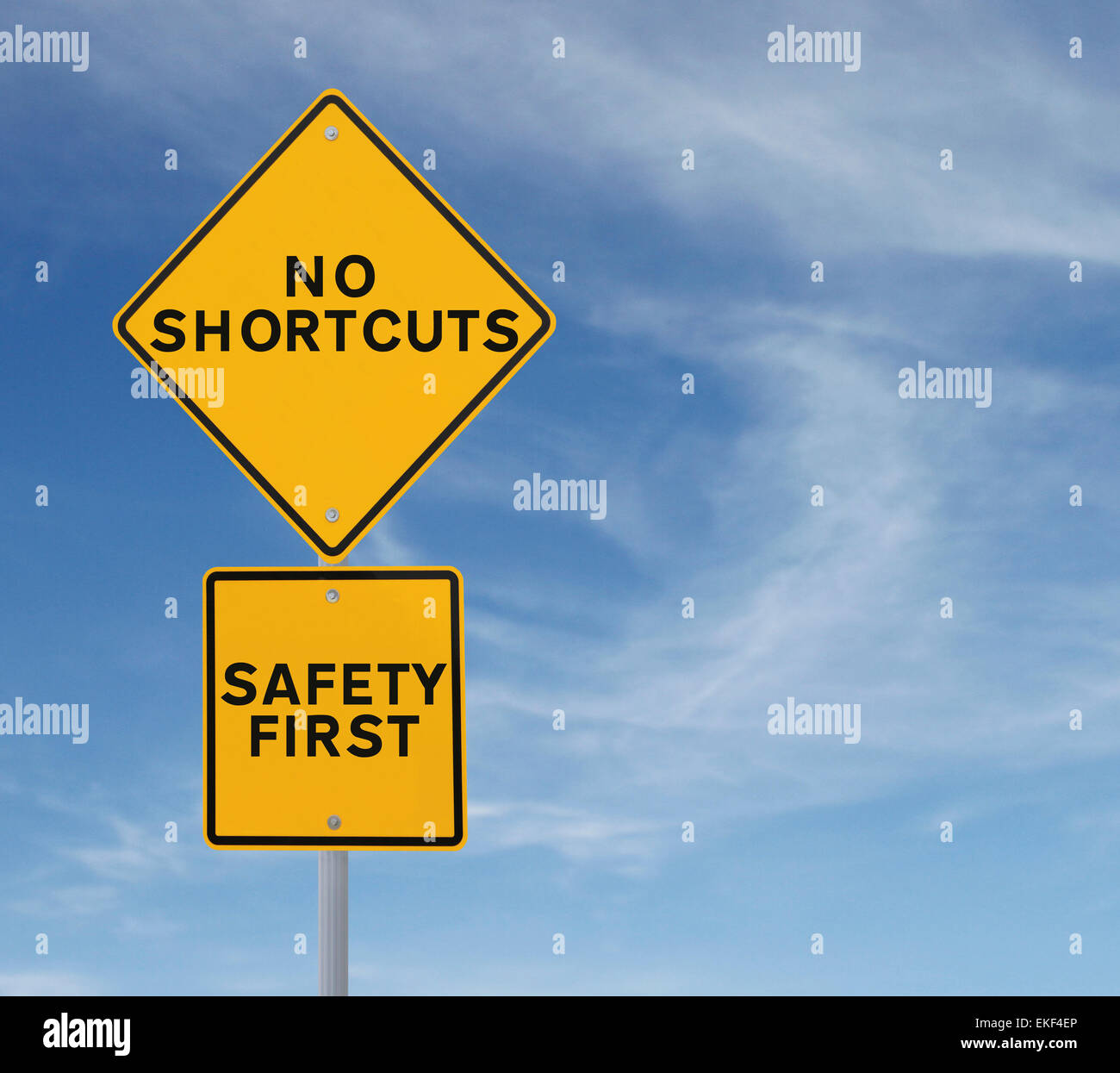 No Shortcuts to Safety Stock Photo - Alamy