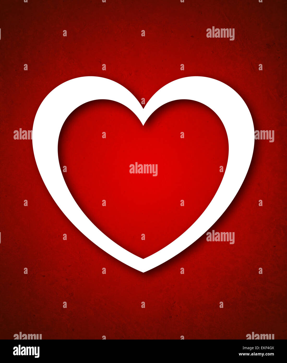 Big white heart hi-res stock photography and images - Alamy
