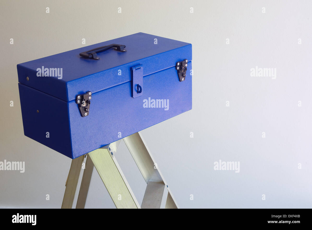 Construction workers tool box Stock Photo - Alamy