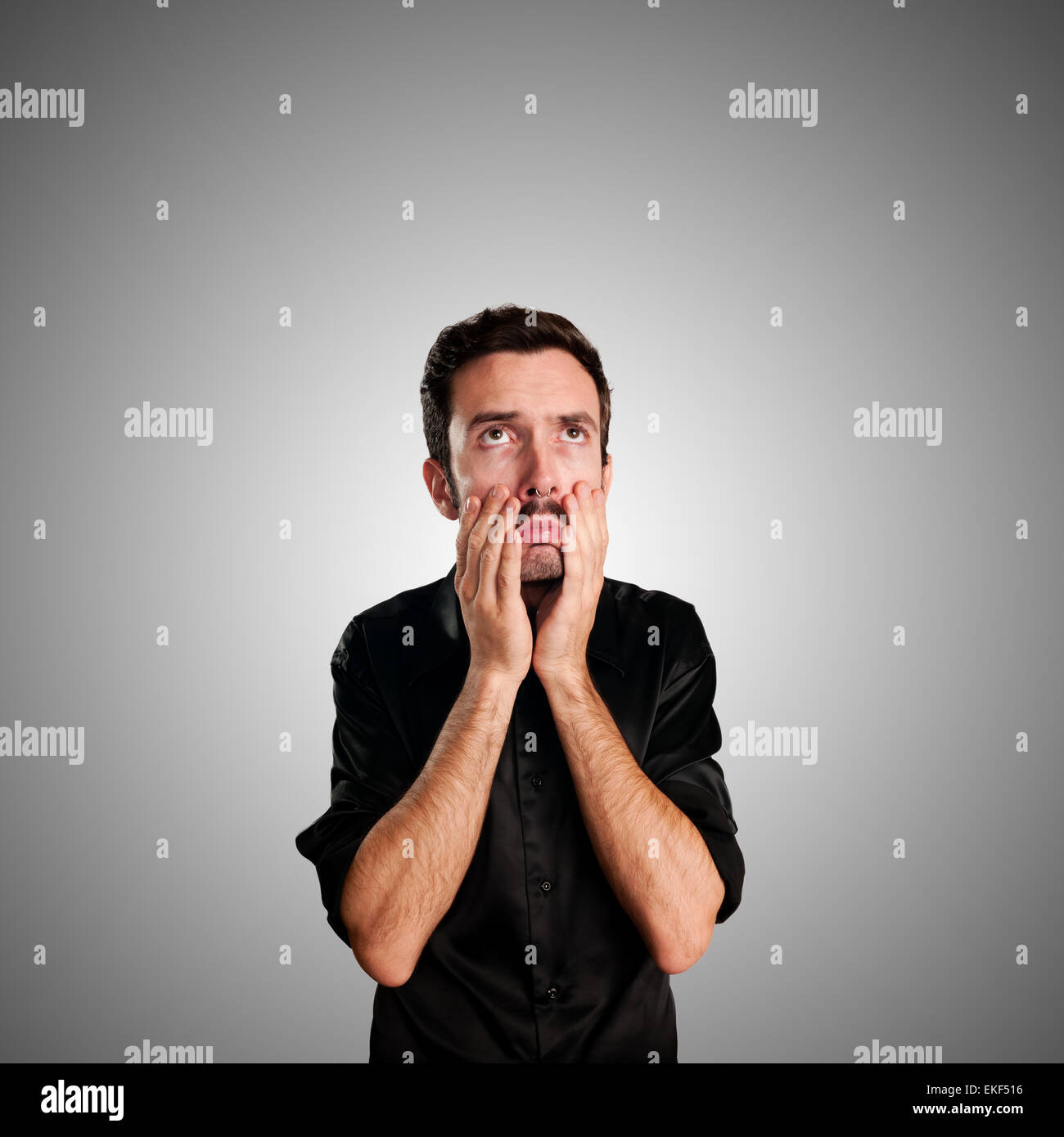 Desperate business man work in hi-res stock photography and images - Alamy