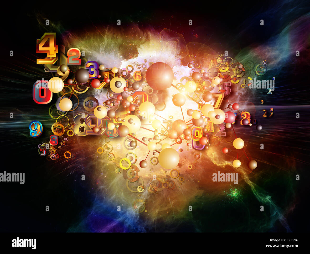 Colorful Digital Technology Stock Photo - Alamy