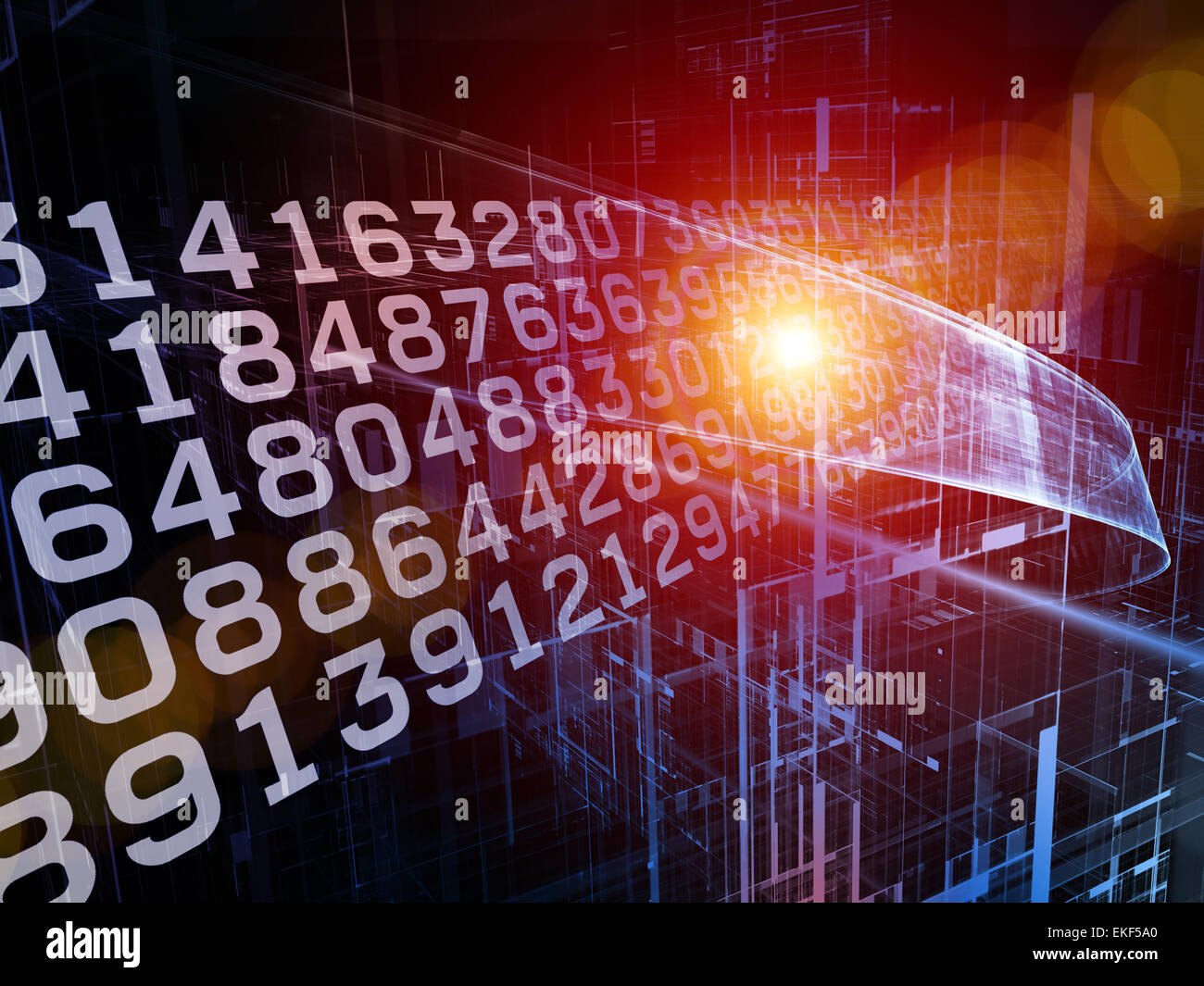 Speed of Information Stream Stock Photo - Alamy