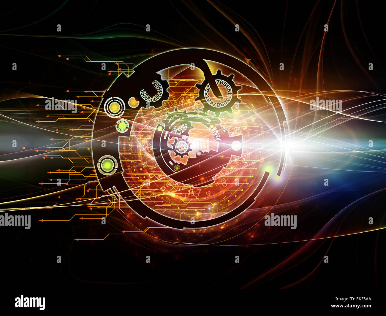 Elements of Digital Processing Stock Photo - Alamy