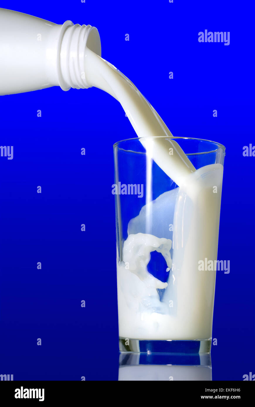 Milk blue container hi-res stock photography and images - Alamy