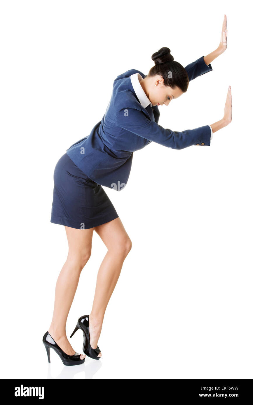 Pushing object hi-res stock photography and images - Alamy