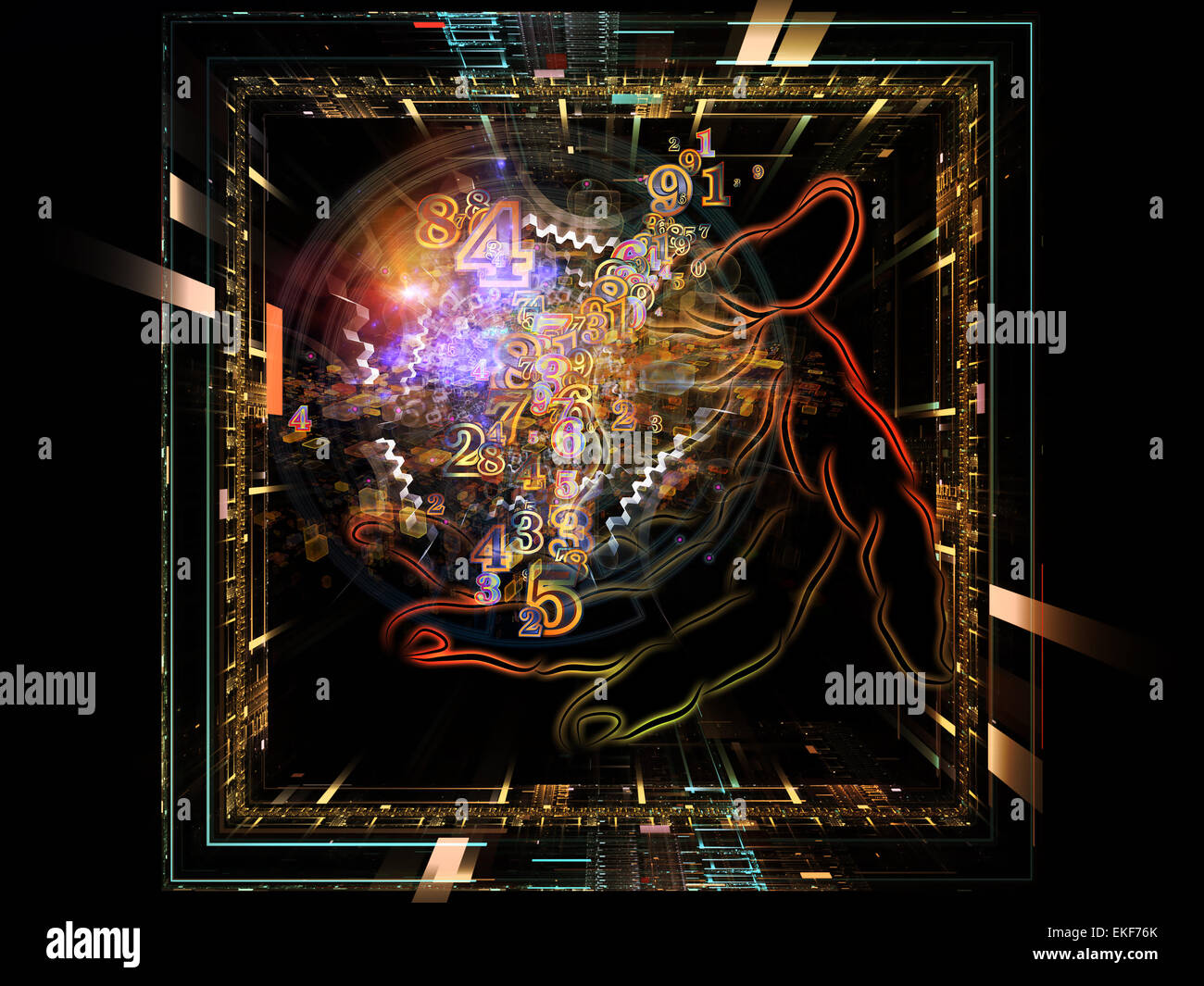 Colorful technology hi-res stock photography and images - Alamy