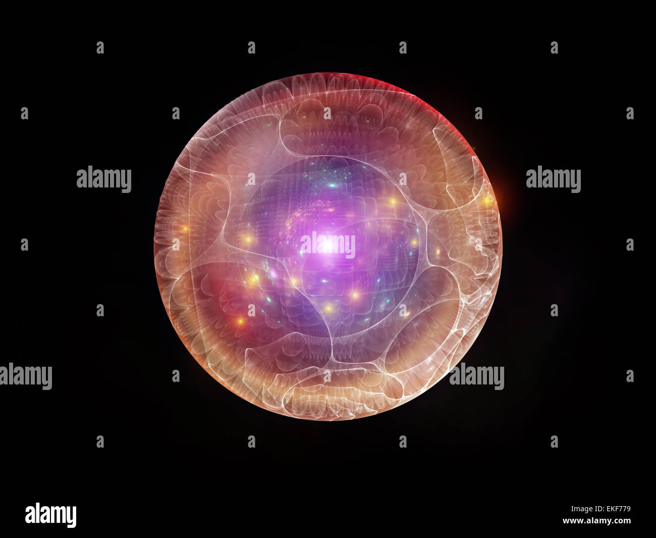 Elements of Fractal Sphere Stock Photo - Alamy