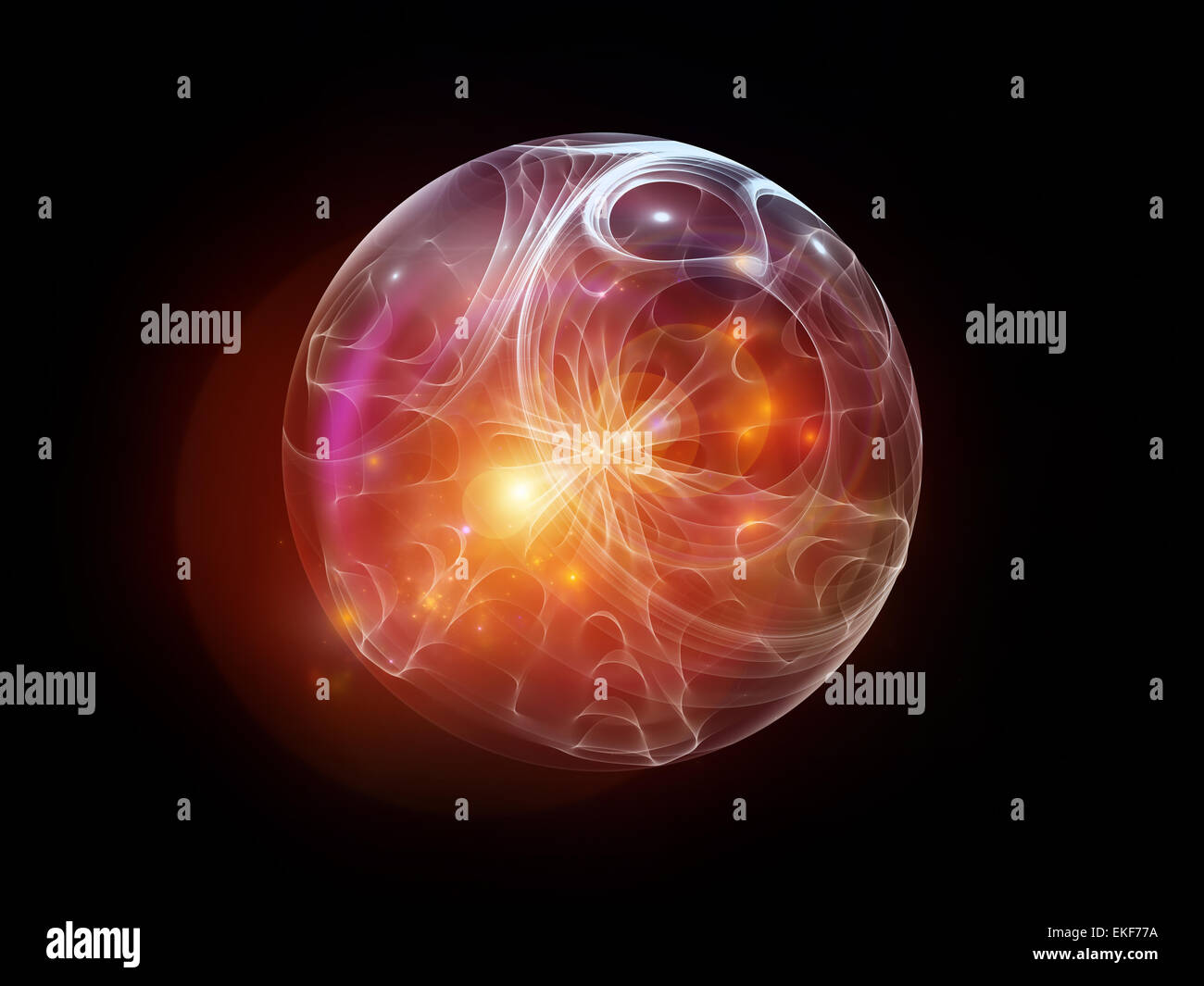 Fractal sphere hi-res stock photography and images - Alamy