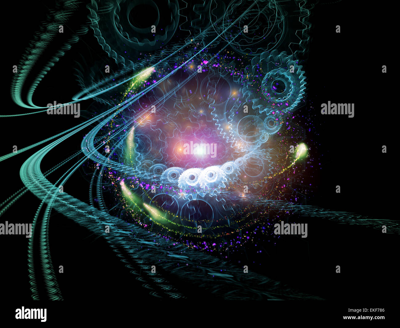 Paths of Technology Stock Photo - Alamy