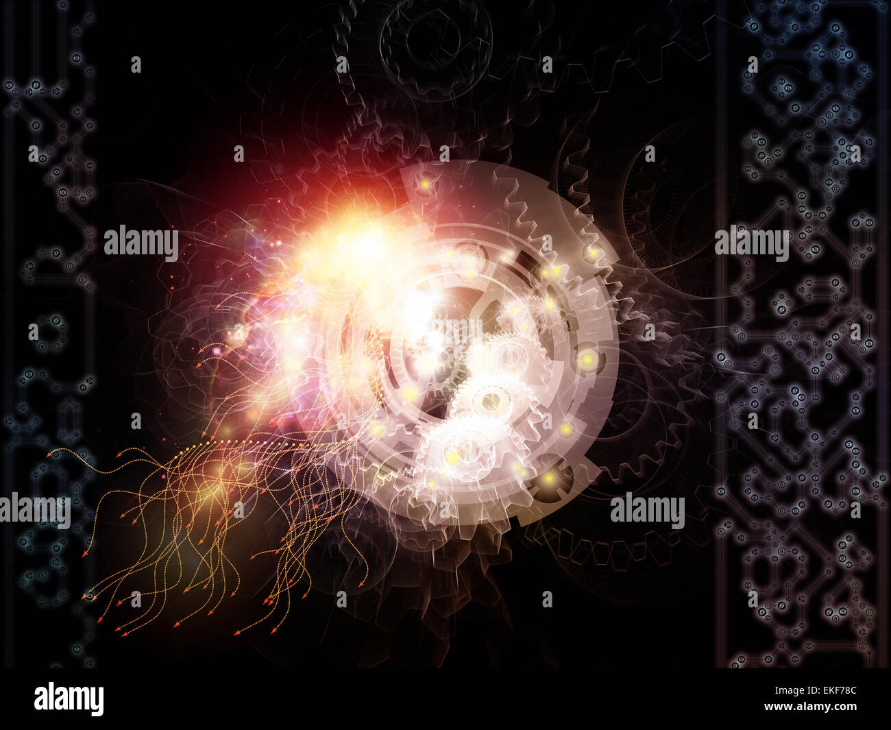 Elements of Technology Stock Photo - Alamy