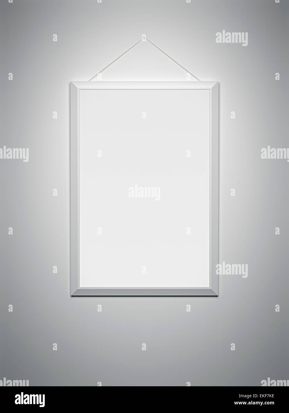 White wall room art frame hi-res stock photography and images - Alamy