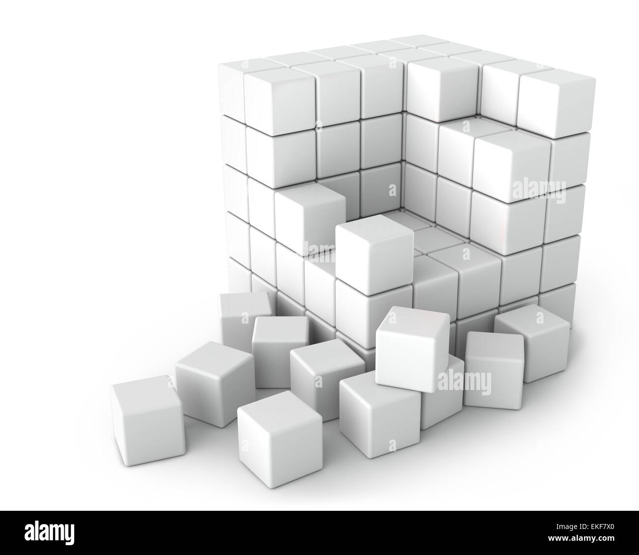 Small big cube Cut Out Stock Images & Pictures - Alamy