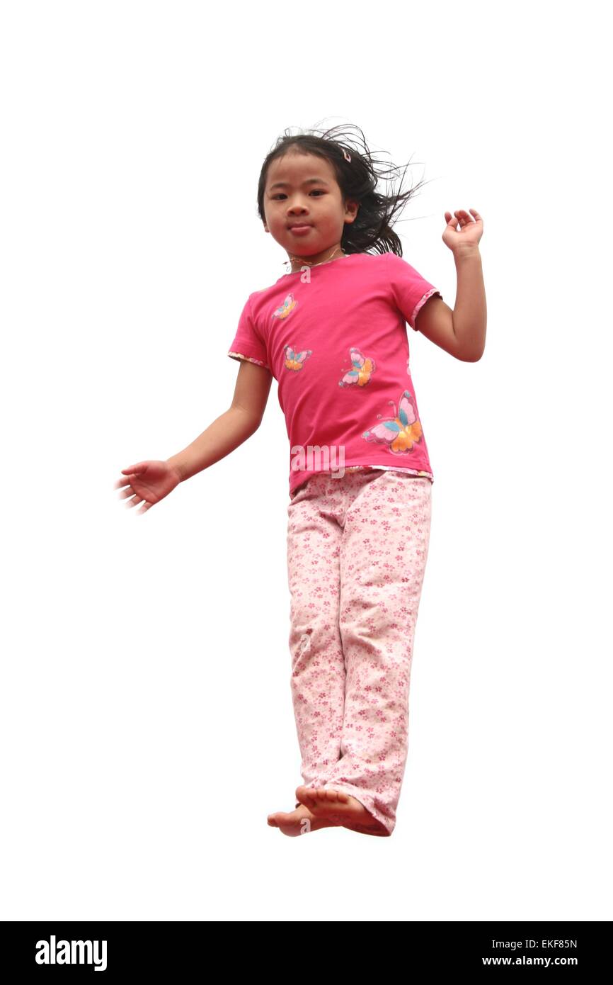 Child high jump hi-res stock photography and images - Alamy